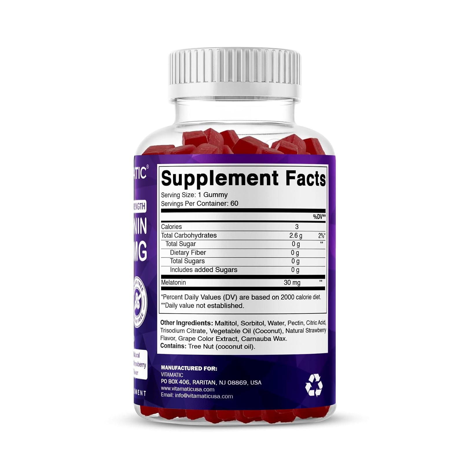Delicious melatonin gummies for better sleep