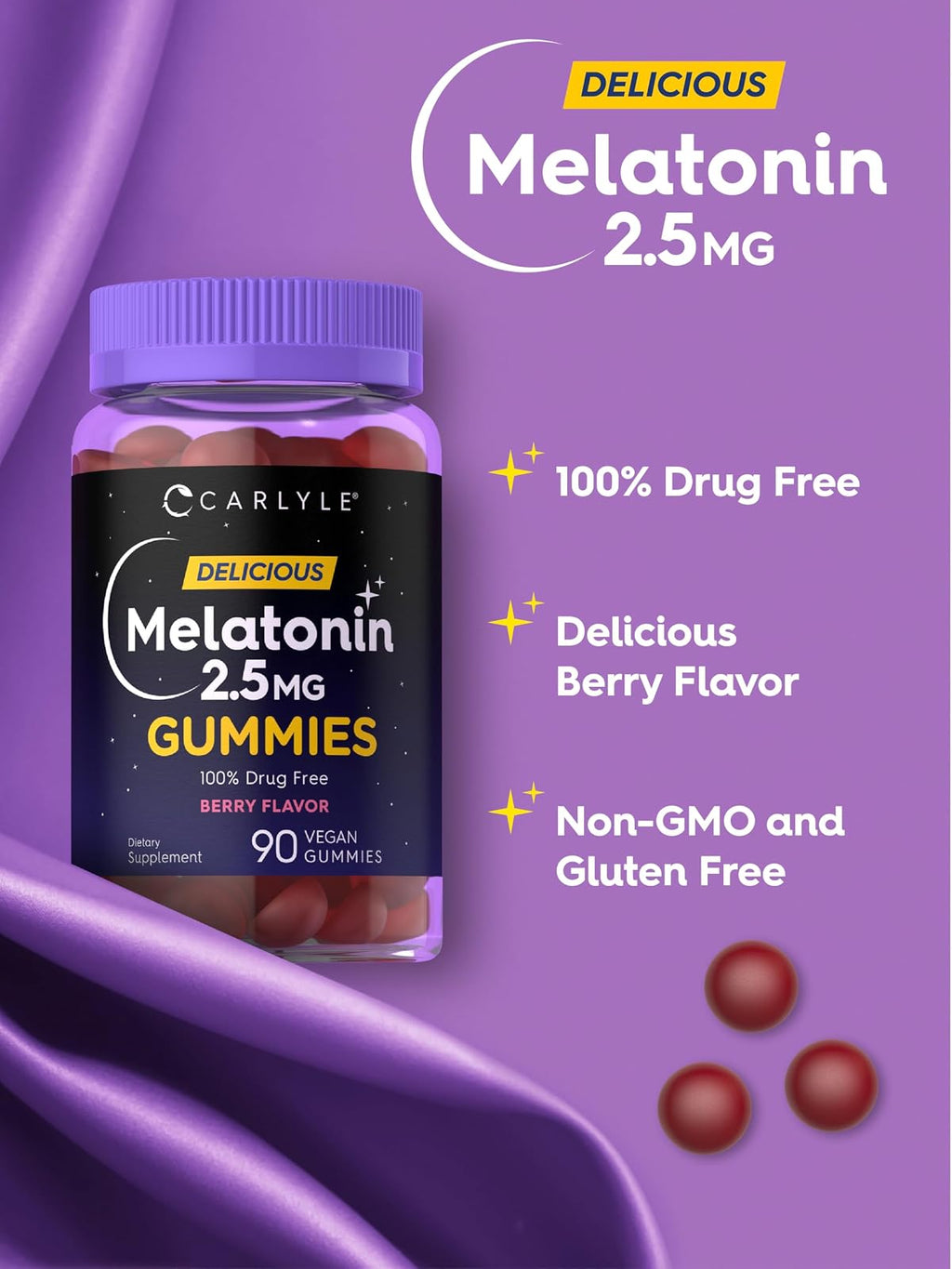Delicious melatonin gummies for better sleep
