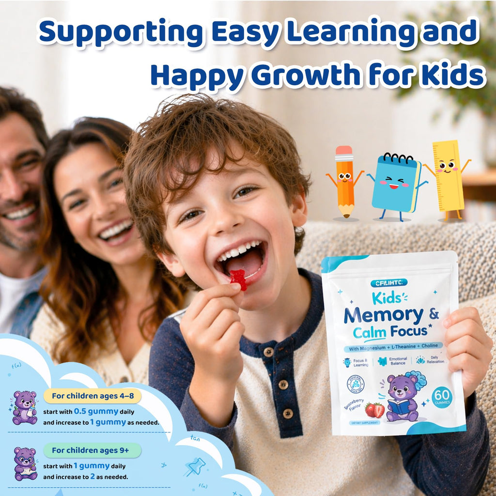 Delicious memory-boosting gummies for kids