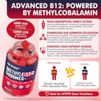 Delicious methylated B12 gummies