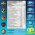 Delicious methylated multivitamin gummy supplements