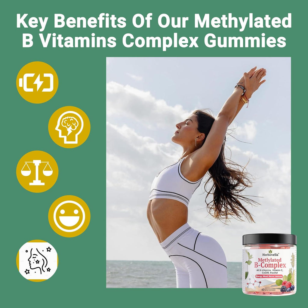 Delicious Methylated Vitamin B gummies