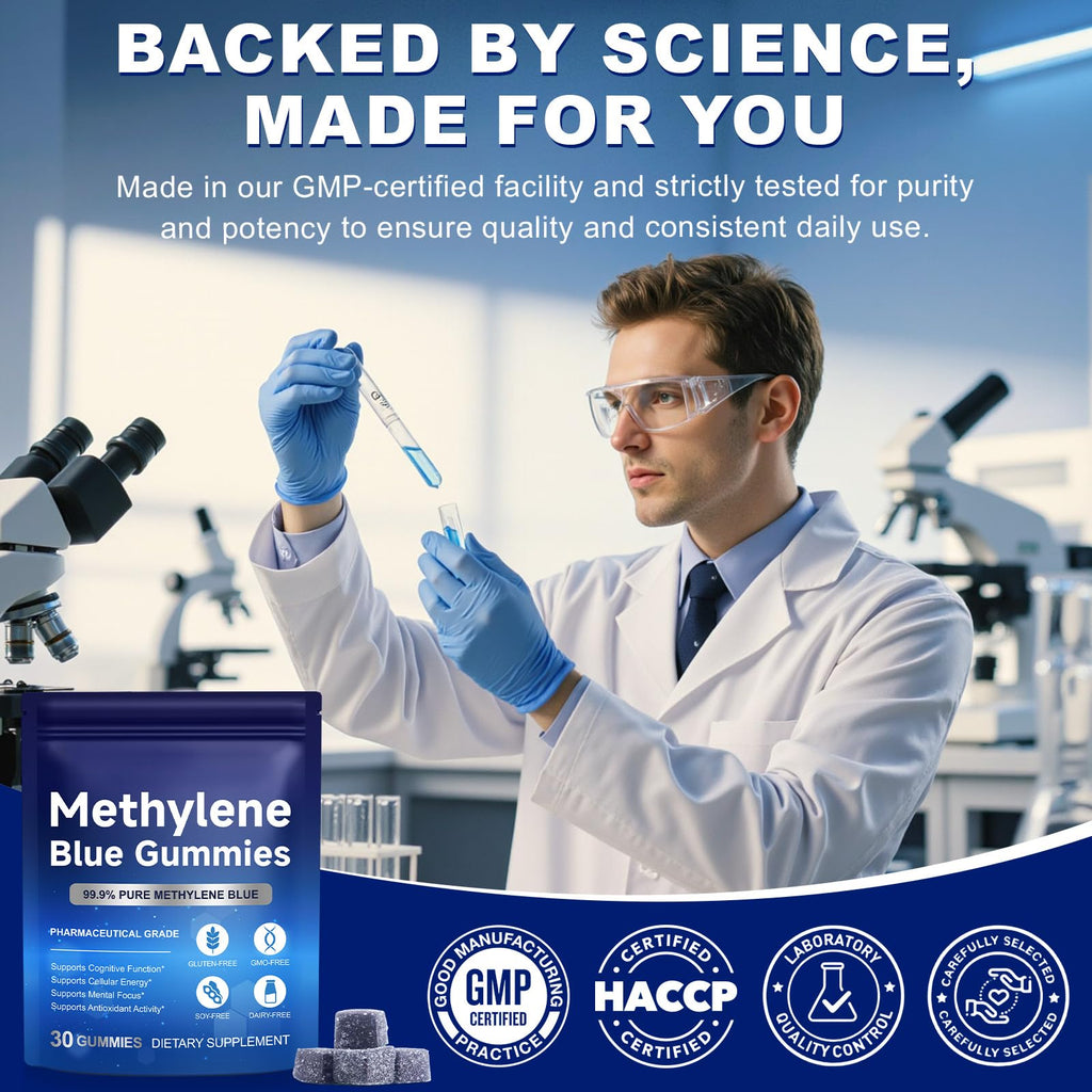 Delicious Methylene Blue gummy vitamins