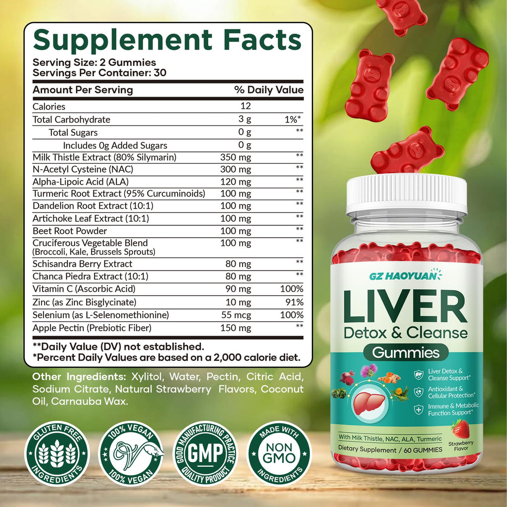 delicious milk thistle gummies for wellness