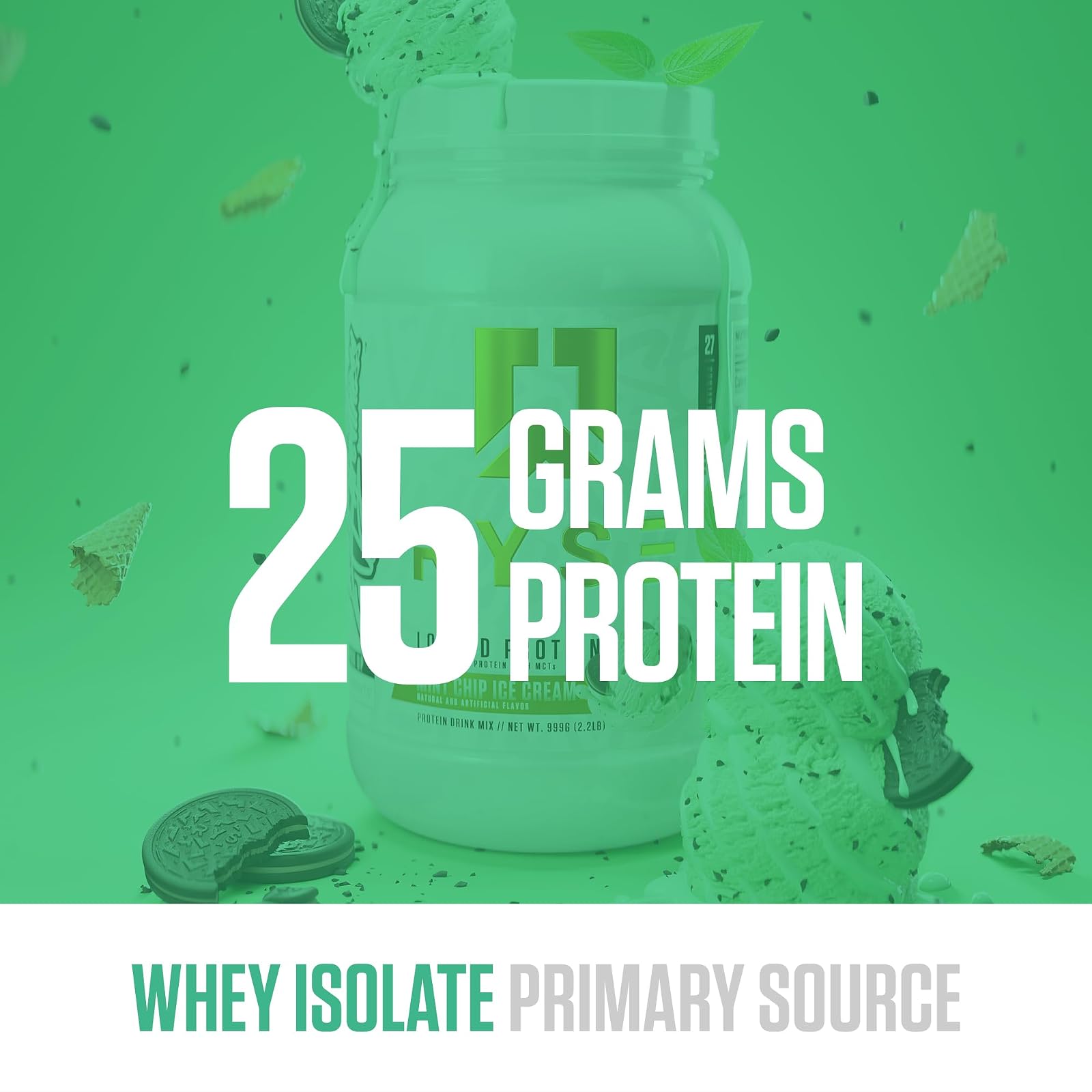 delicious mint chip protein powder