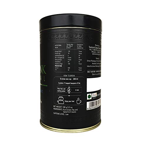 delicious mint-infused green tea