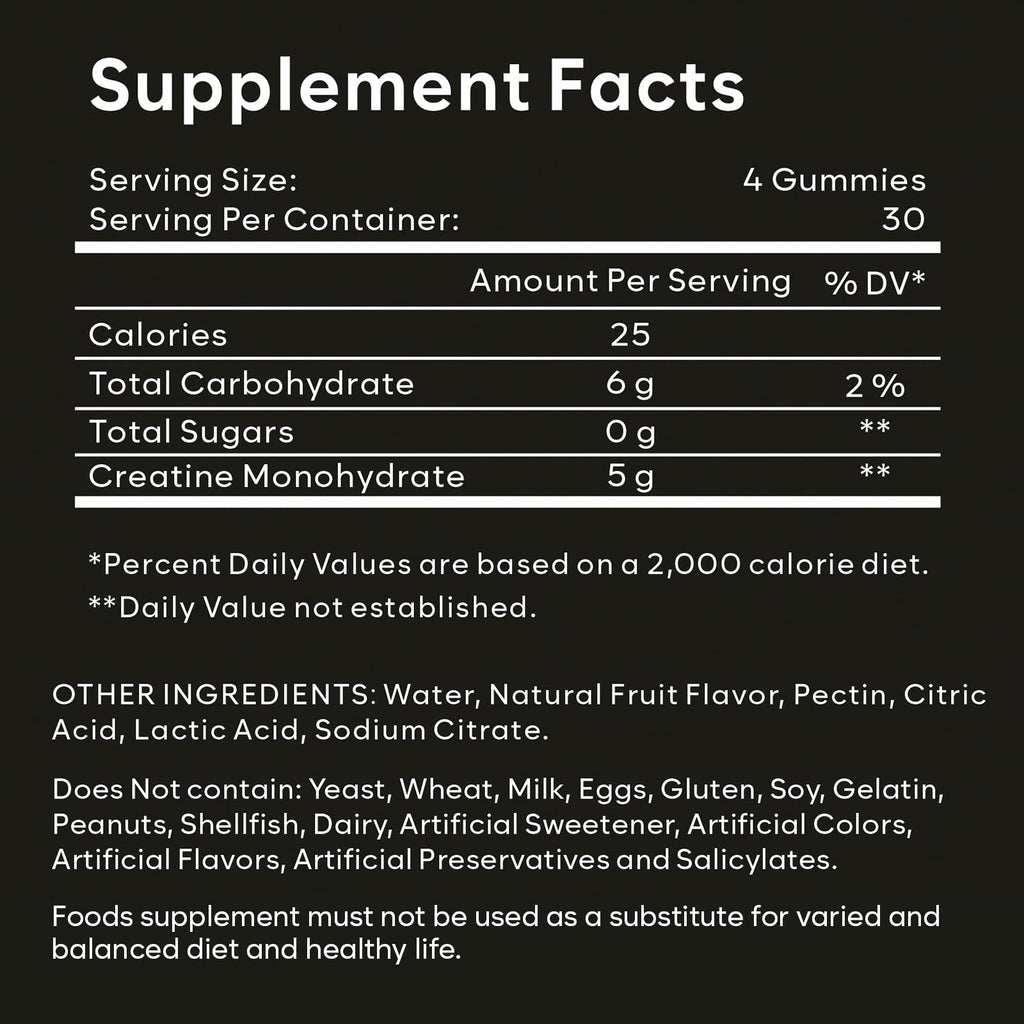 delicious mixed berry creatine supplement