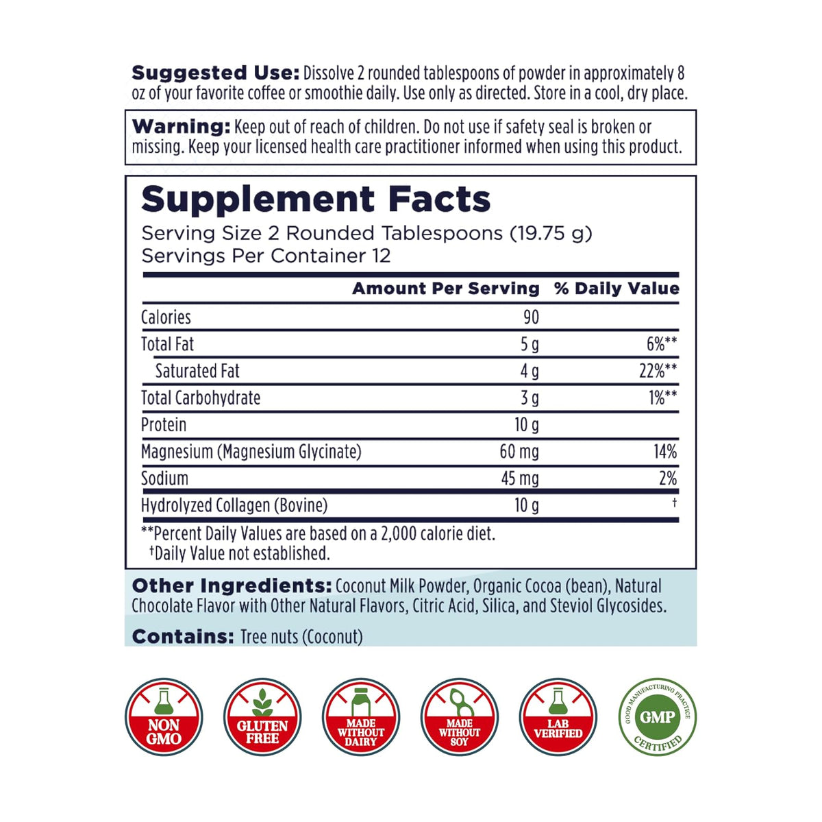 delicious mocha collagen peptides