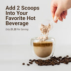 Delicious mocha flavour collagen creamer