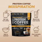delicious mocha latte with collagen