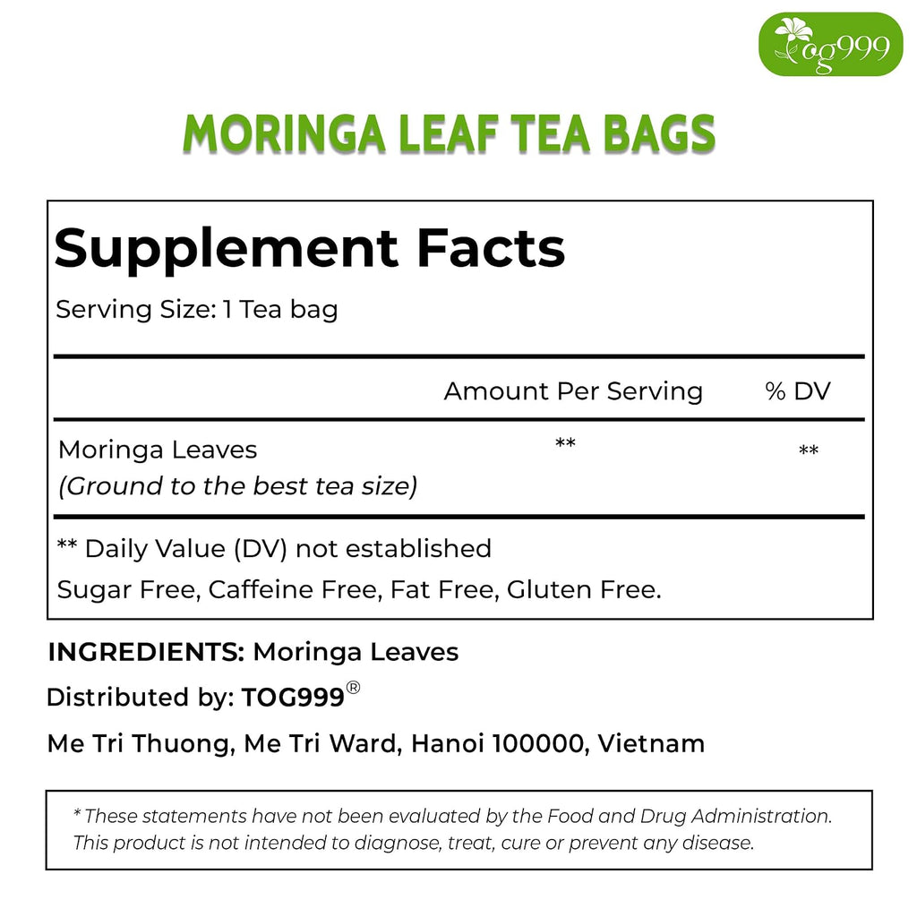 Delicious Moringa herbal tea experience