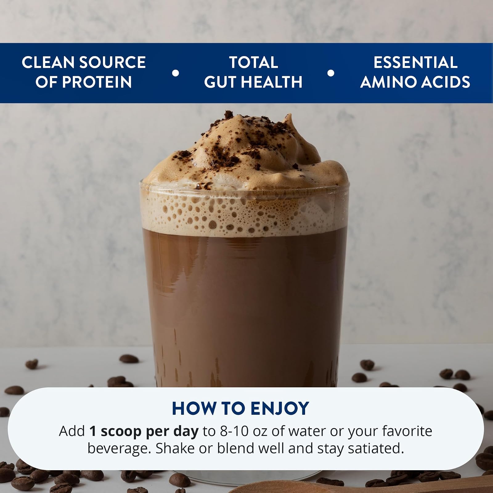 delicious MRM whey protein shake