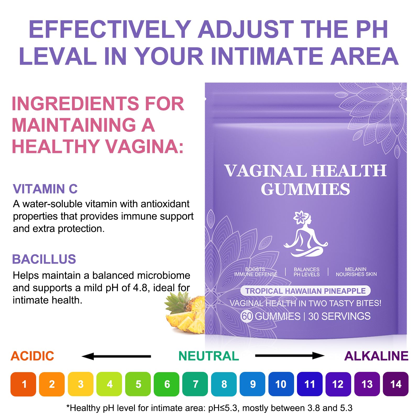 Delicious multivitamin gummy supplements