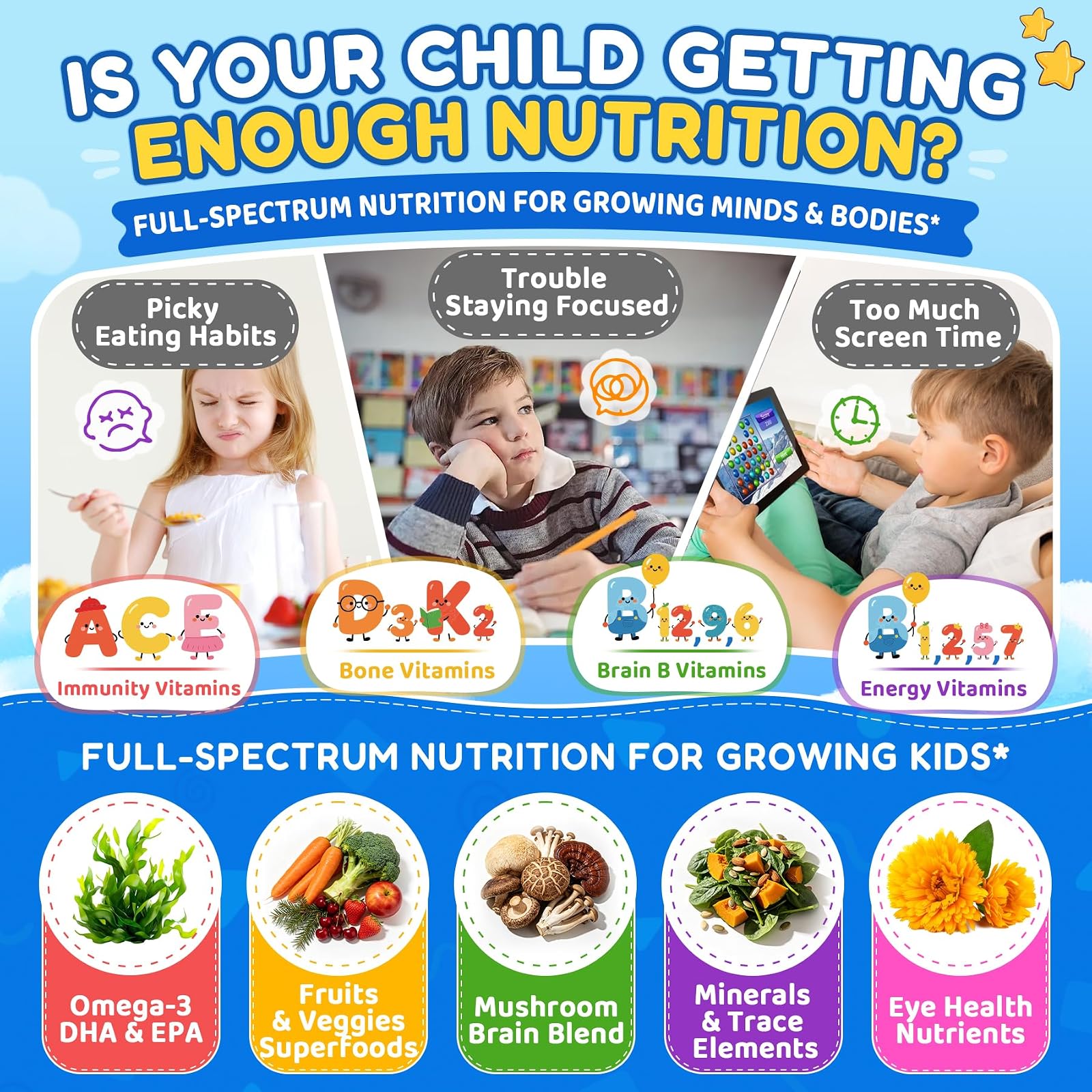 Delicious multivitamins for children
