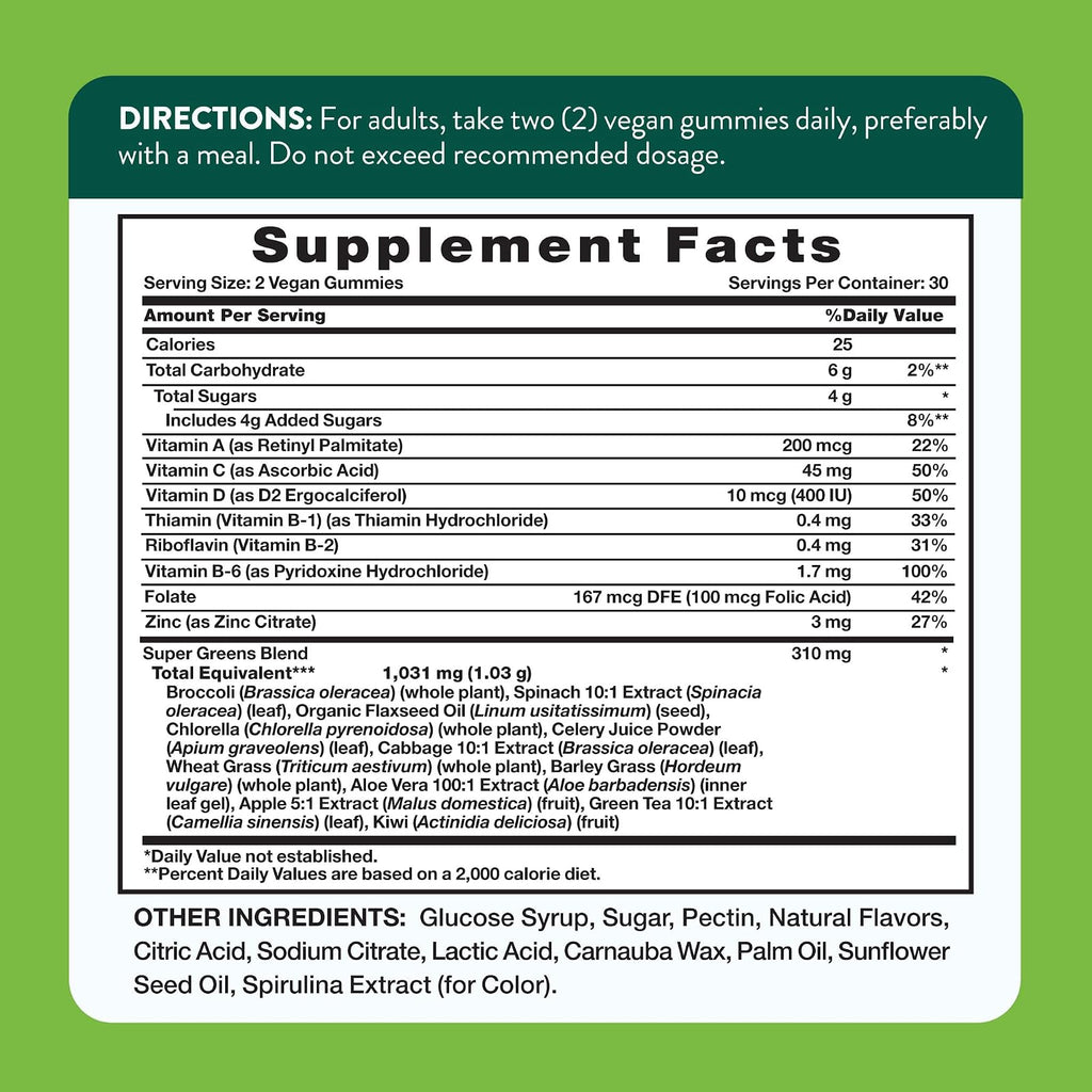 Delicious multivitamins for daily health