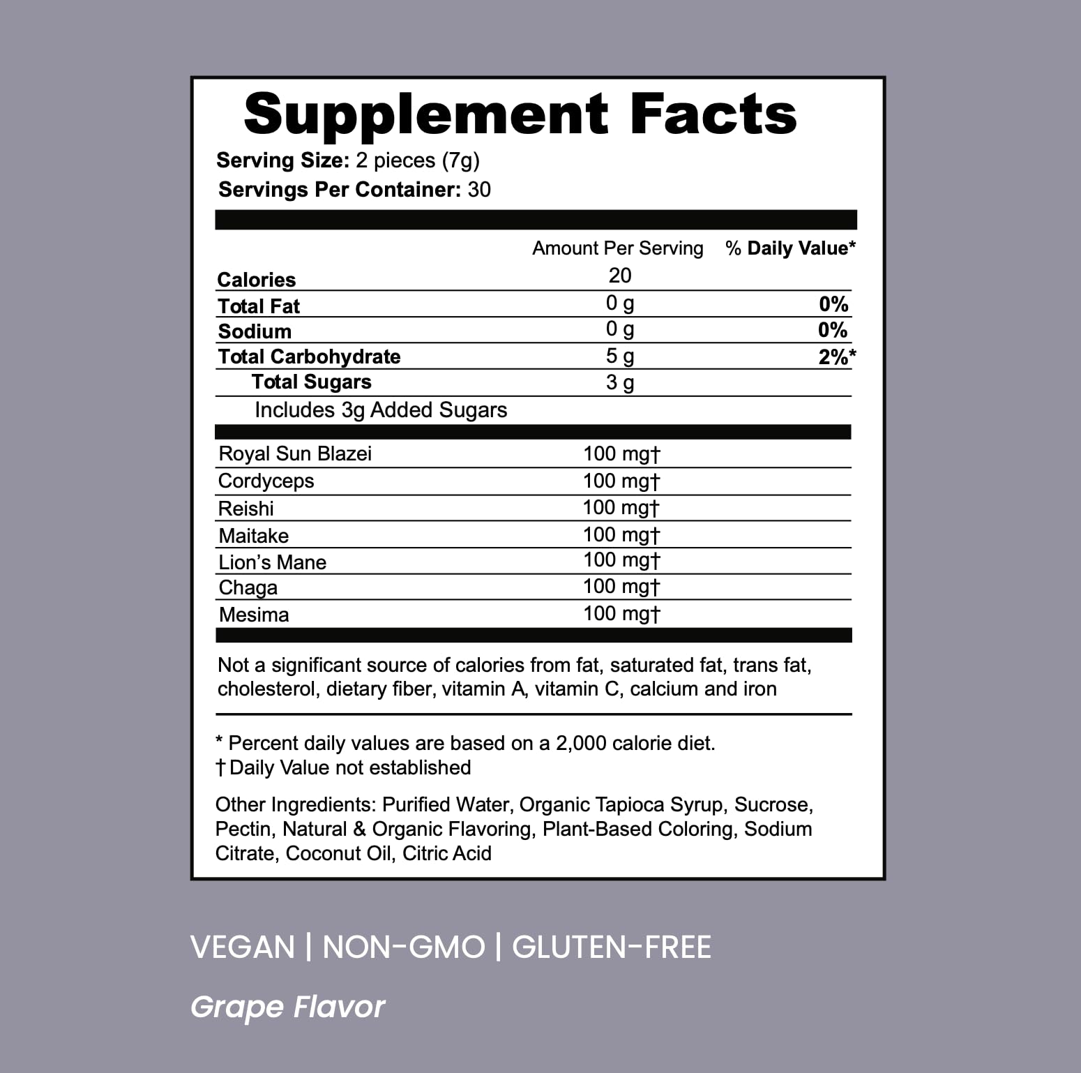 Delicious multivitamins for daily health