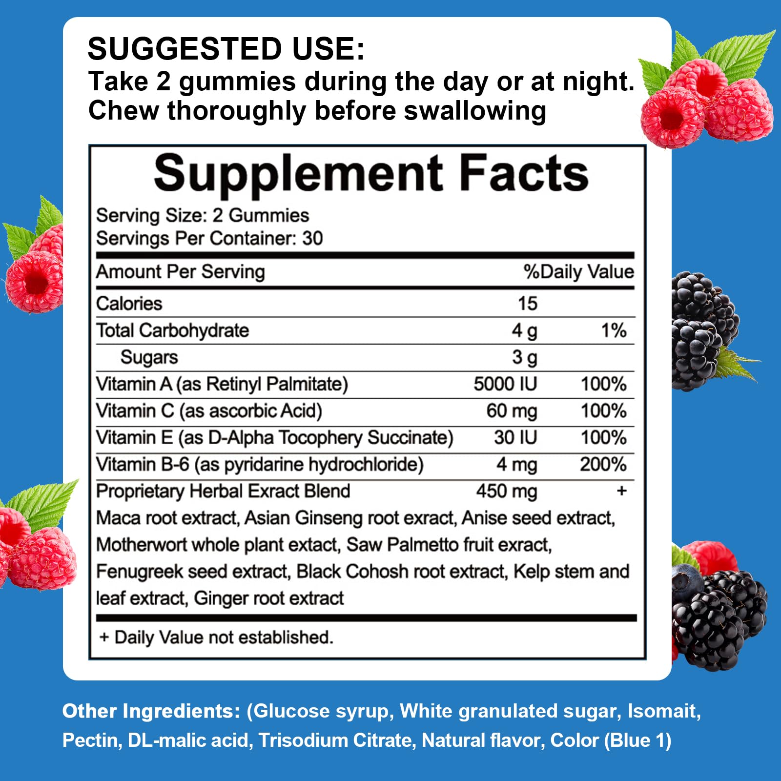Delicious multivitamins for daily nutrition
