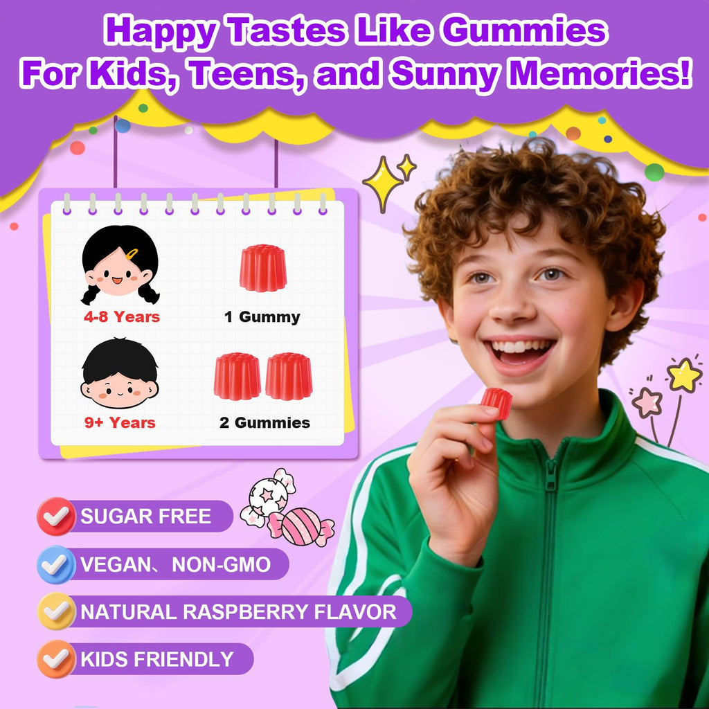 Delicious multivitamins for kids' calmness