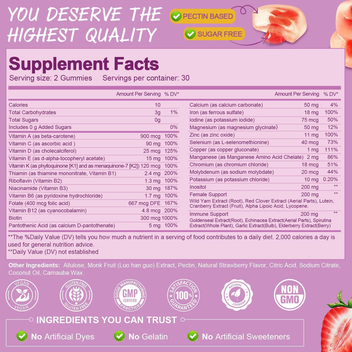 delicious multivitamins for women's wellness