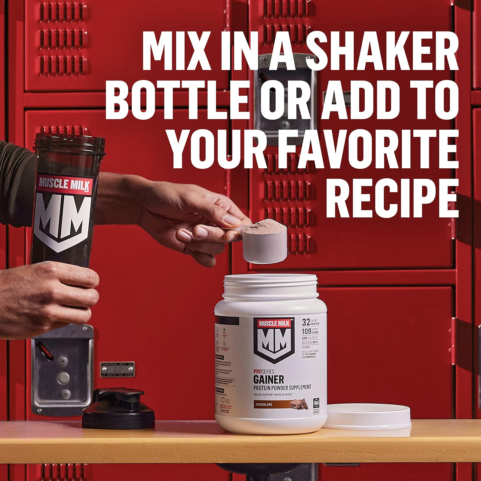 delicious Muscle Milk weight gainers