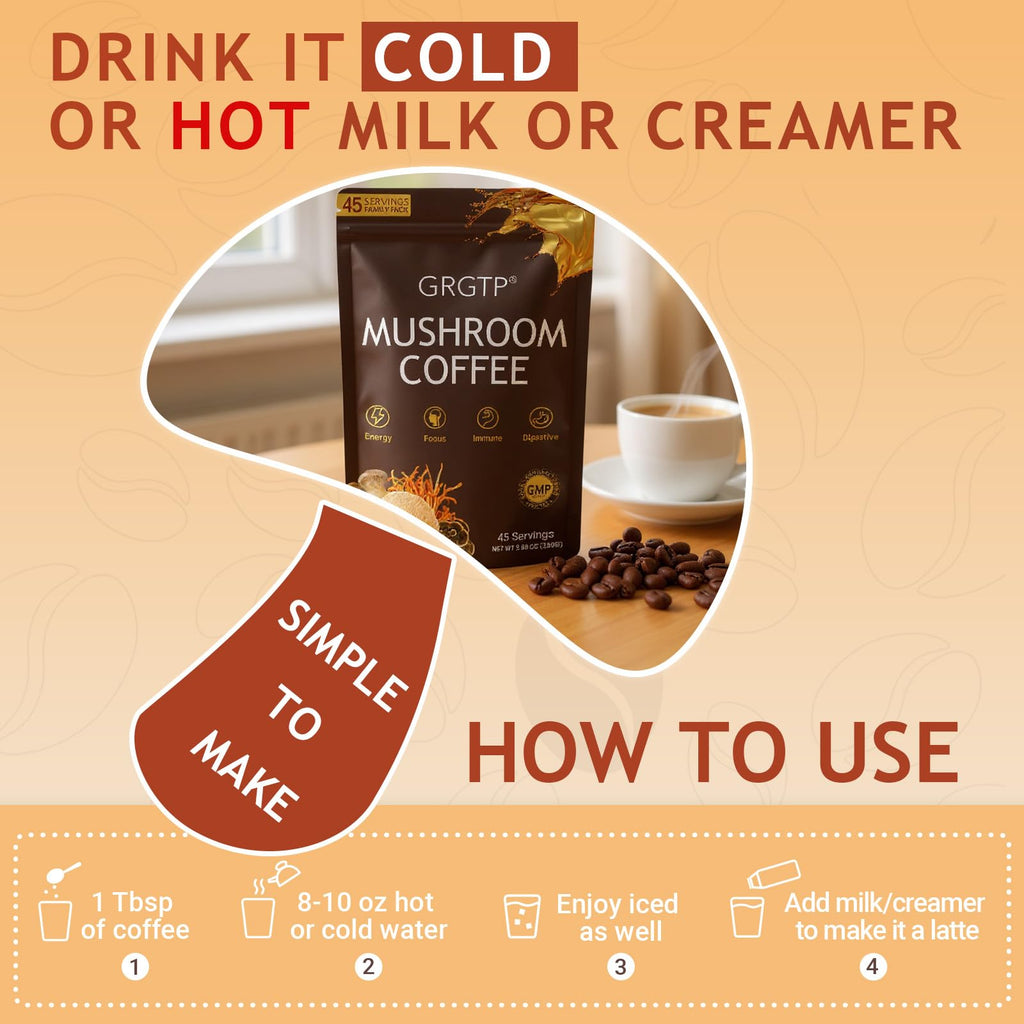 delicious mushroom blends for morning routine