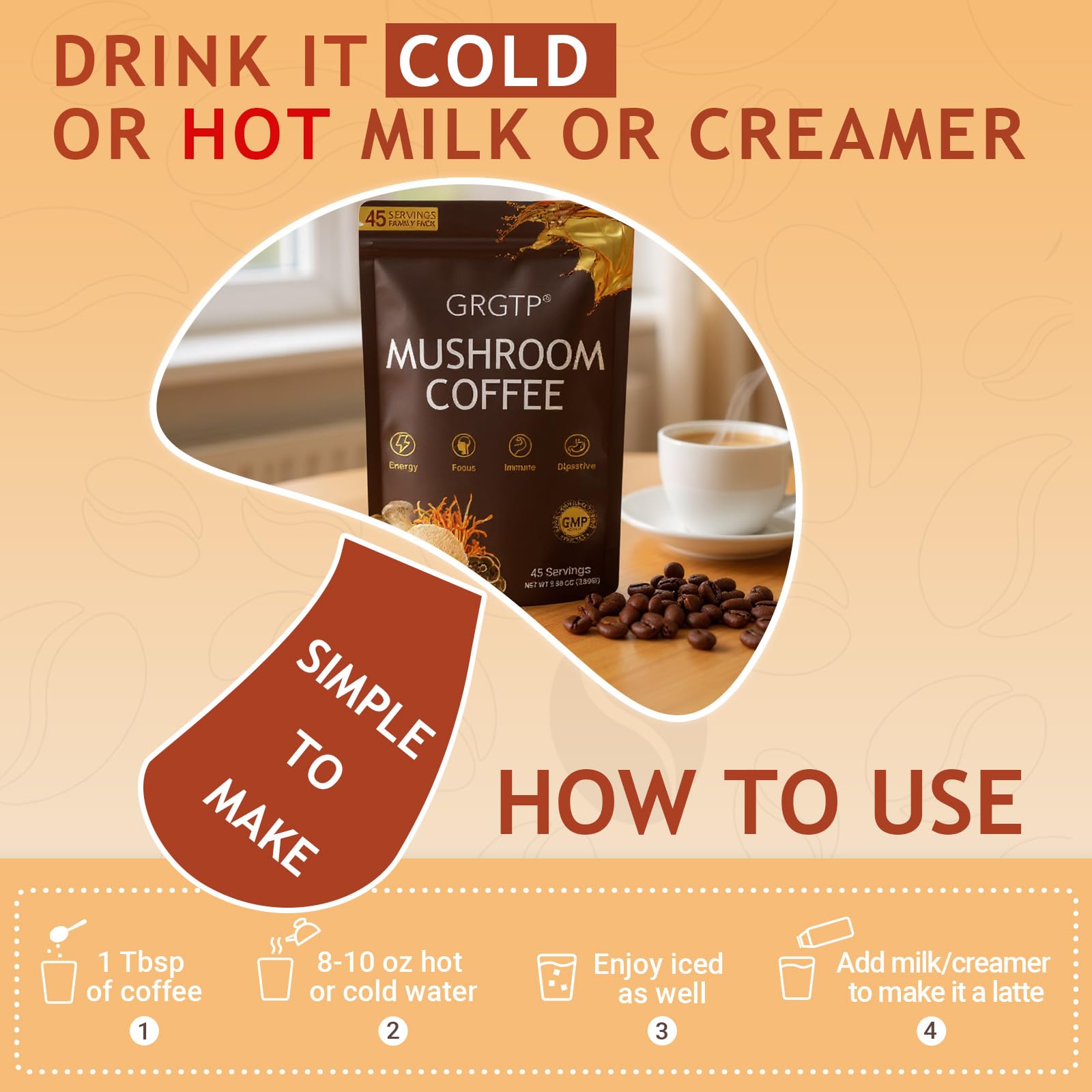 delicious mushroom blends for morning routine