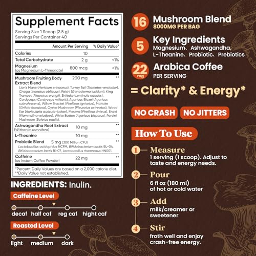 delicious mushroom coffee for mornings