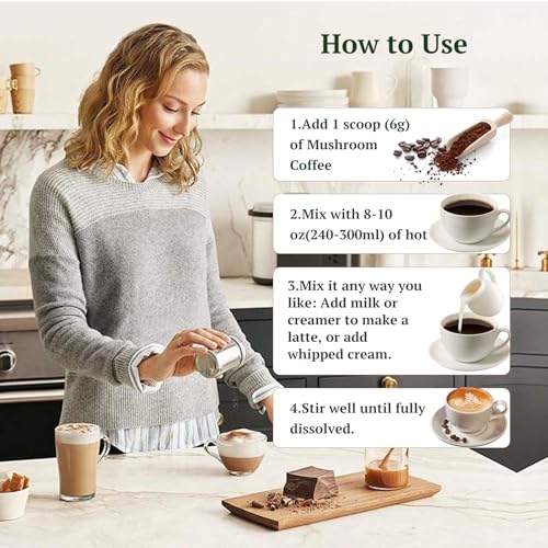 delicious mushroom coffee instant mix
