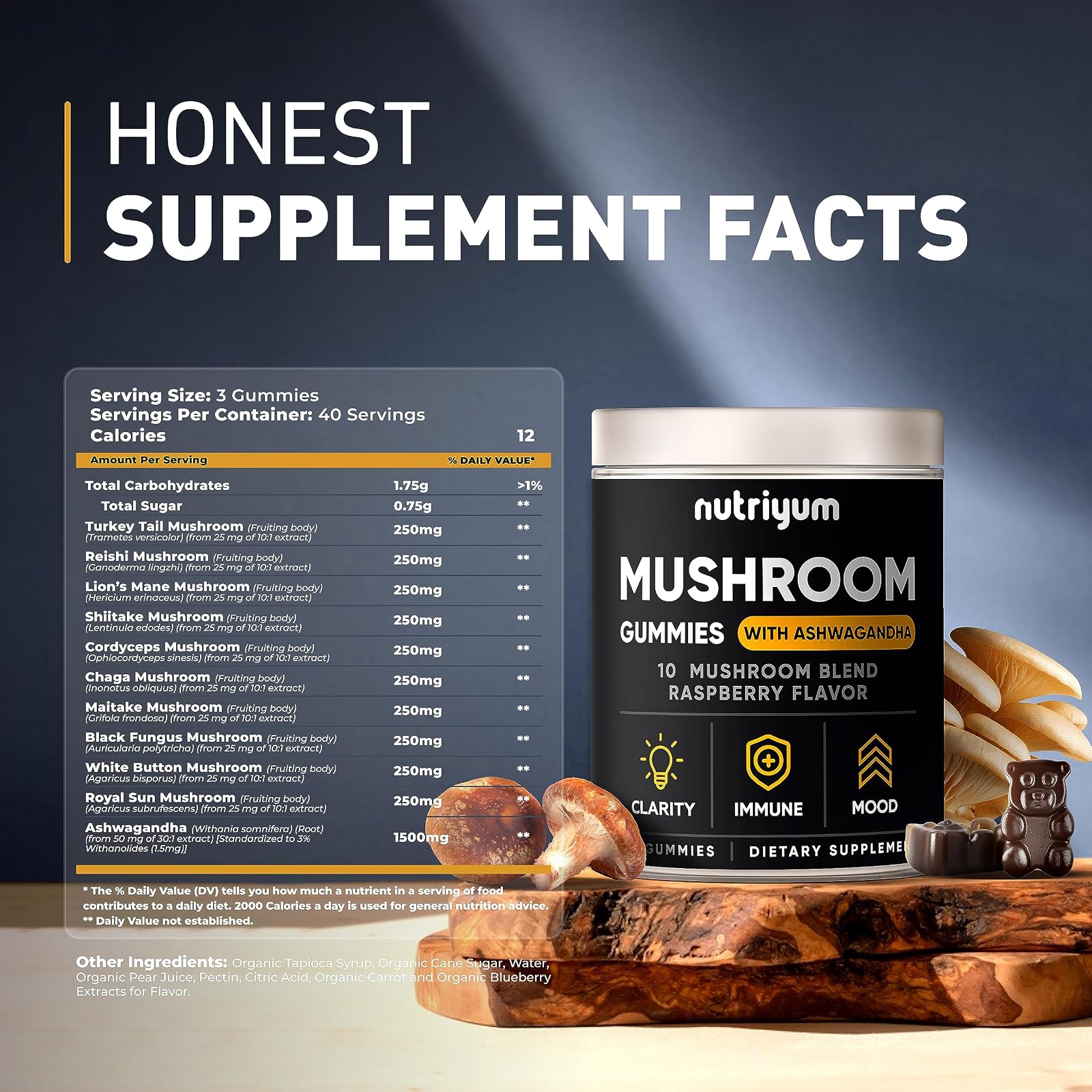 delicious mushroom gummies for daily health