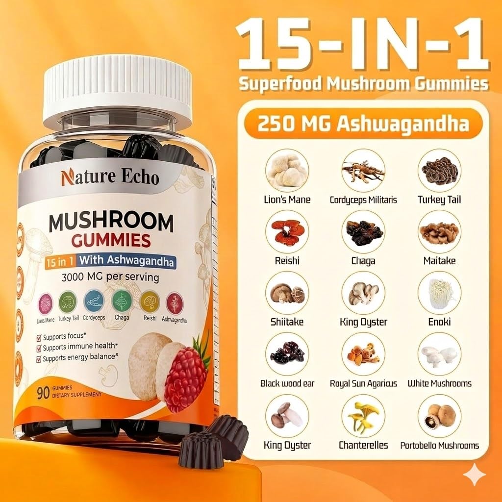 delicious mushroom gummies for daily health
