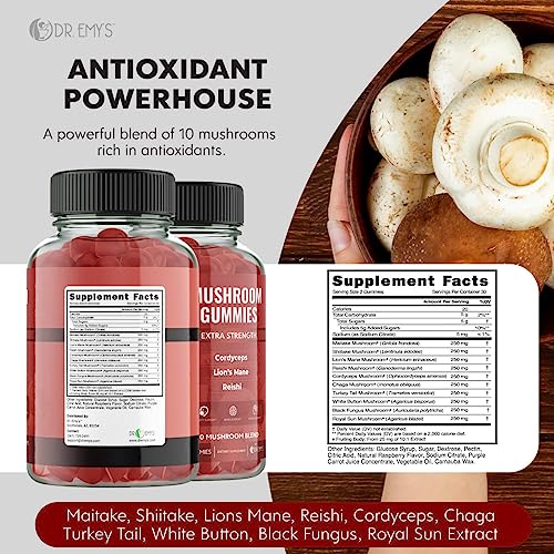 Delicious mushroom gummies for daily use