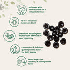 Delicious mushroom gummies for energy