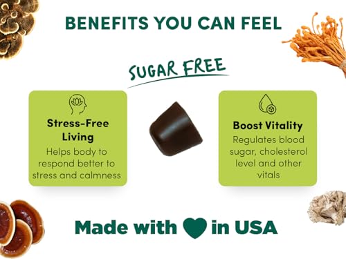 delicious mushroom gummies for health