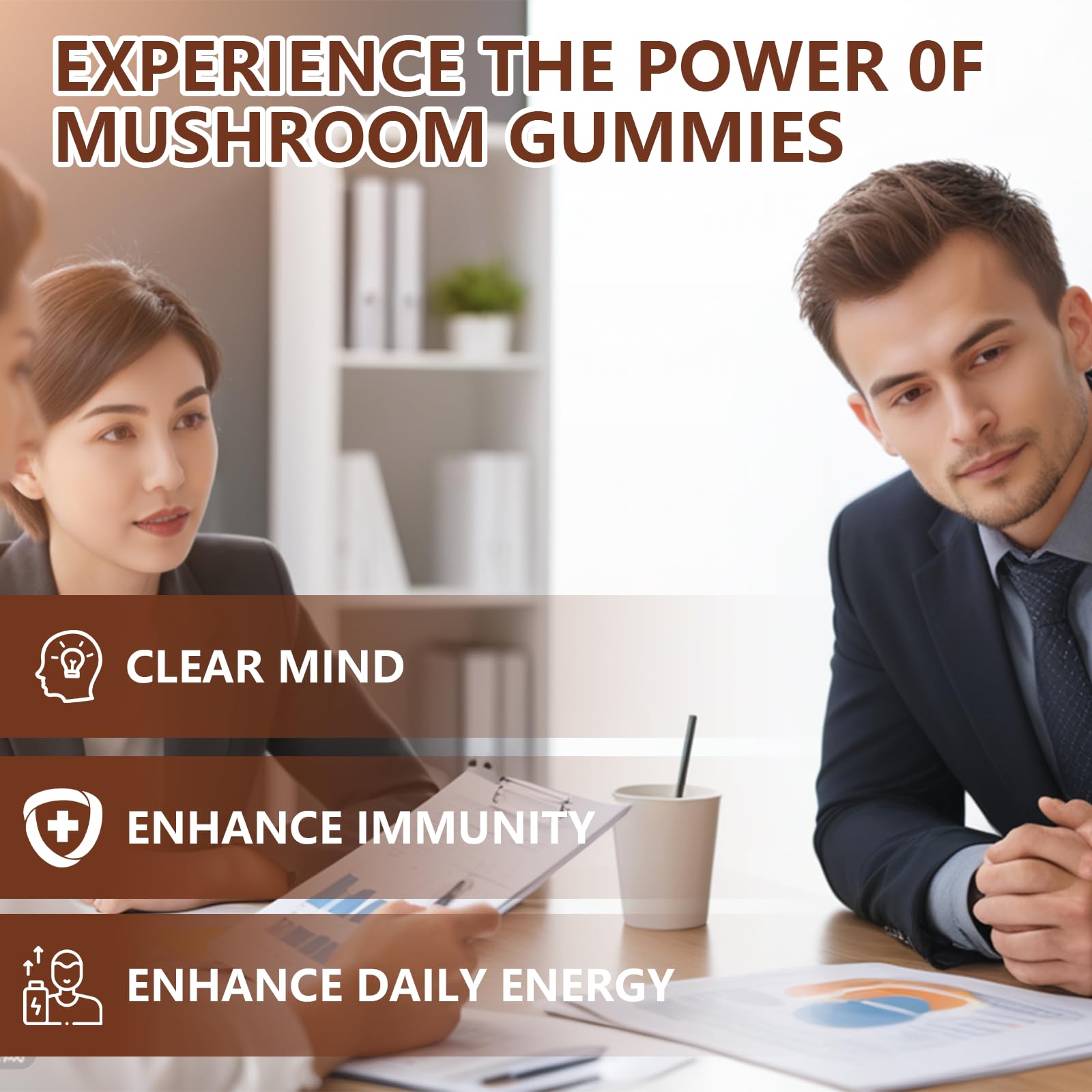 Delicious mushroom gummies for immune support