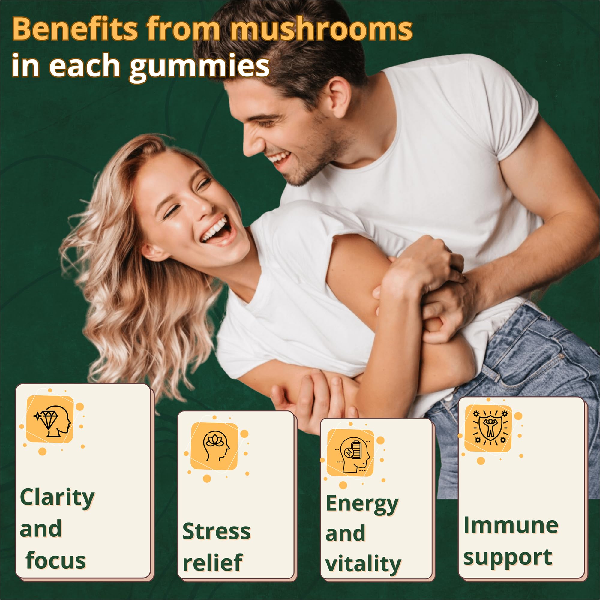 Delicious mushroom gummies for kids