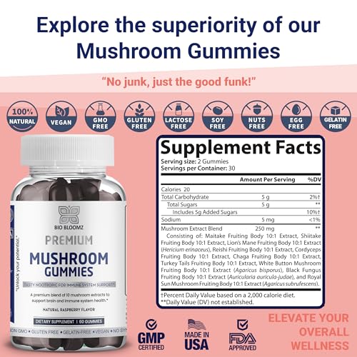 delicious mushroom supplements for energy