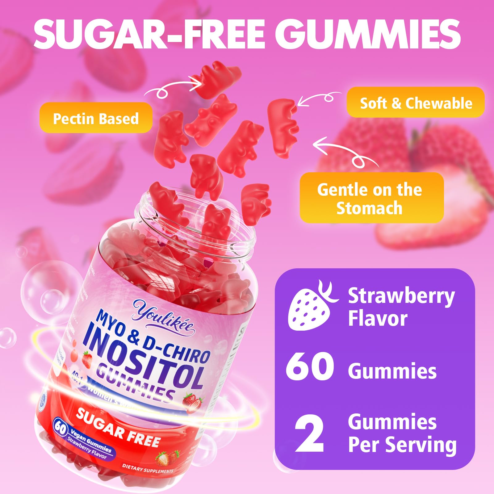 delicious Myo-Inositol gummies for daily use