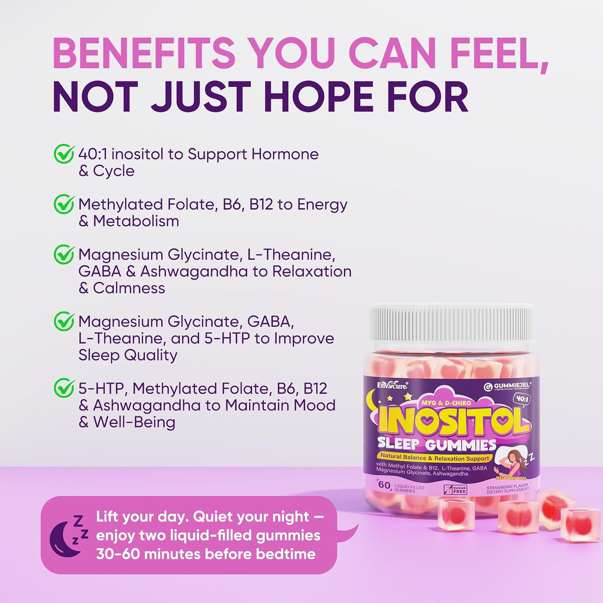 Delicious Myo-Inositol gummy vitamins