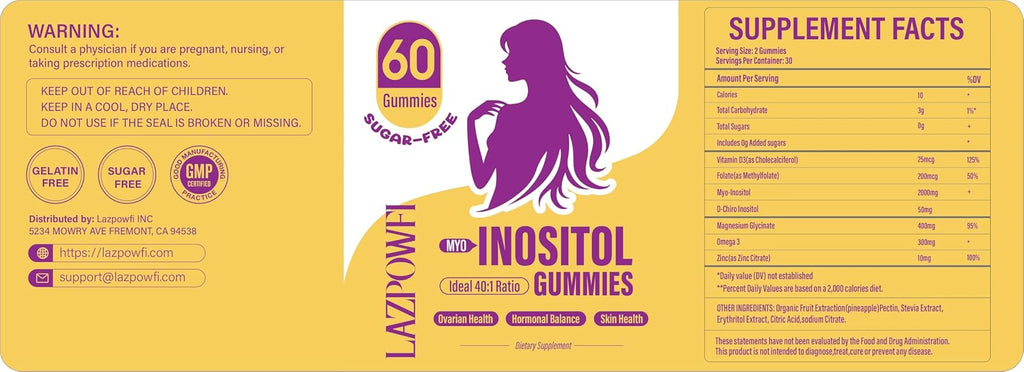 Delicious Myo-Inositol multivitamin gummies
