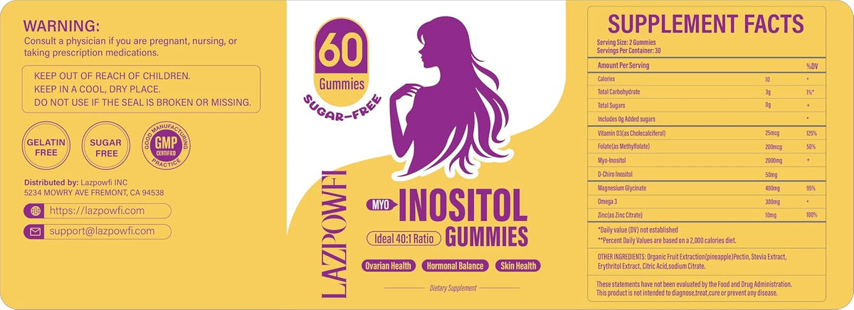 Delicious Myo-Inositol multivitamin gummies