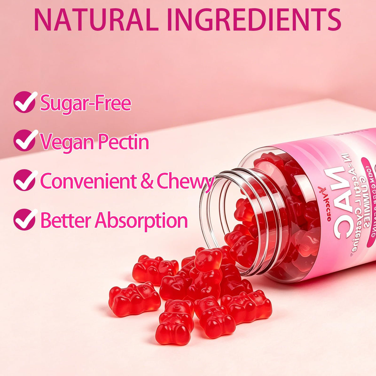 Delicious NAC gummies for better health