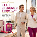 Delicious NAD+ Gummies for easy intake