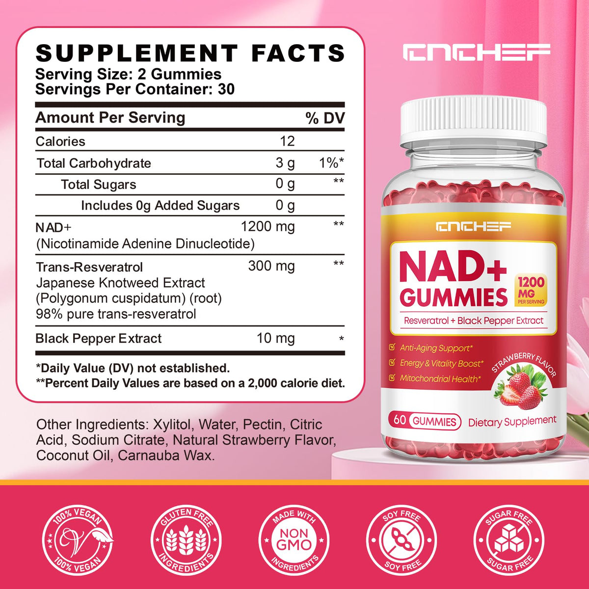 delicious NAD+ gummies for vitality