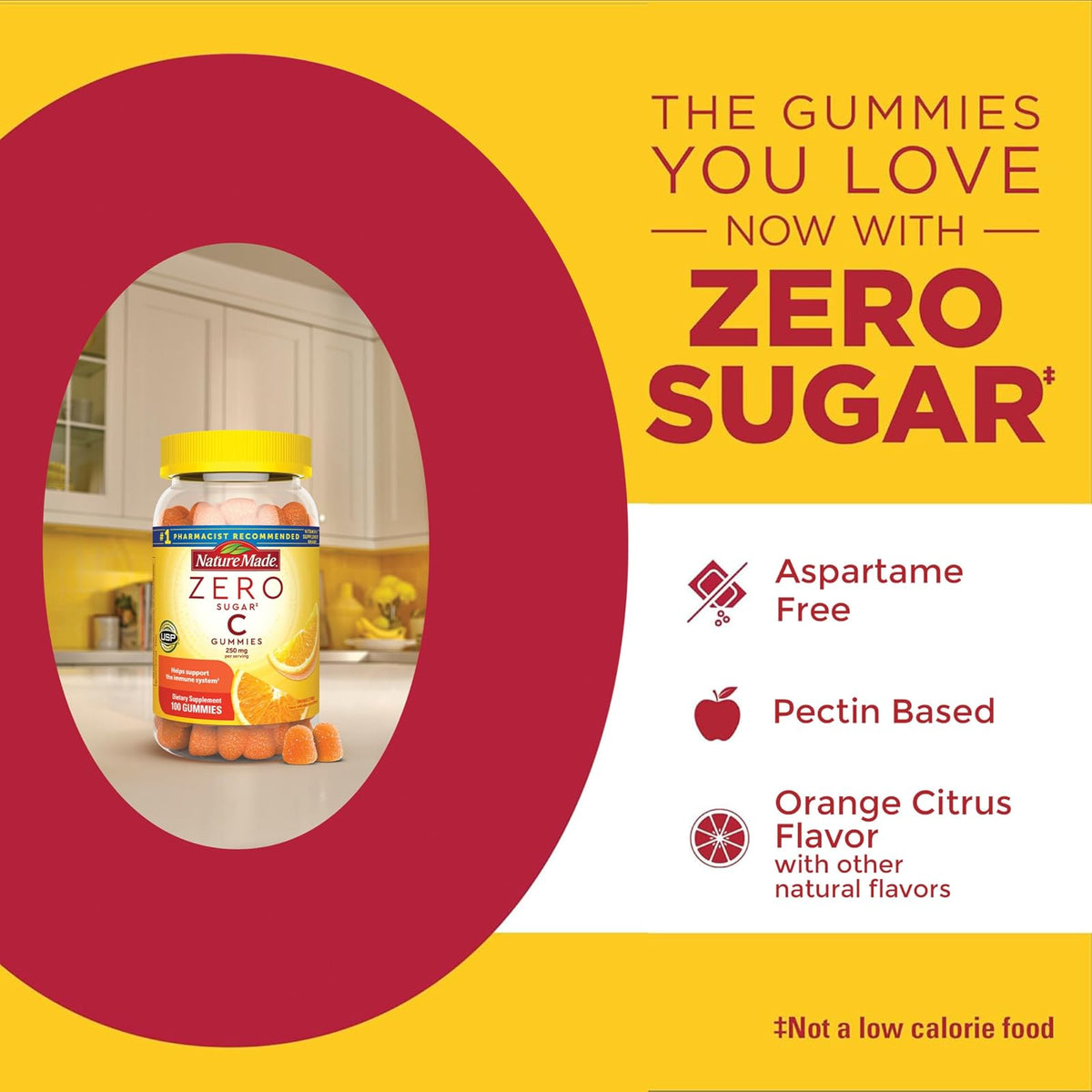 delicious Nature Made vitamin C gummy supplements
