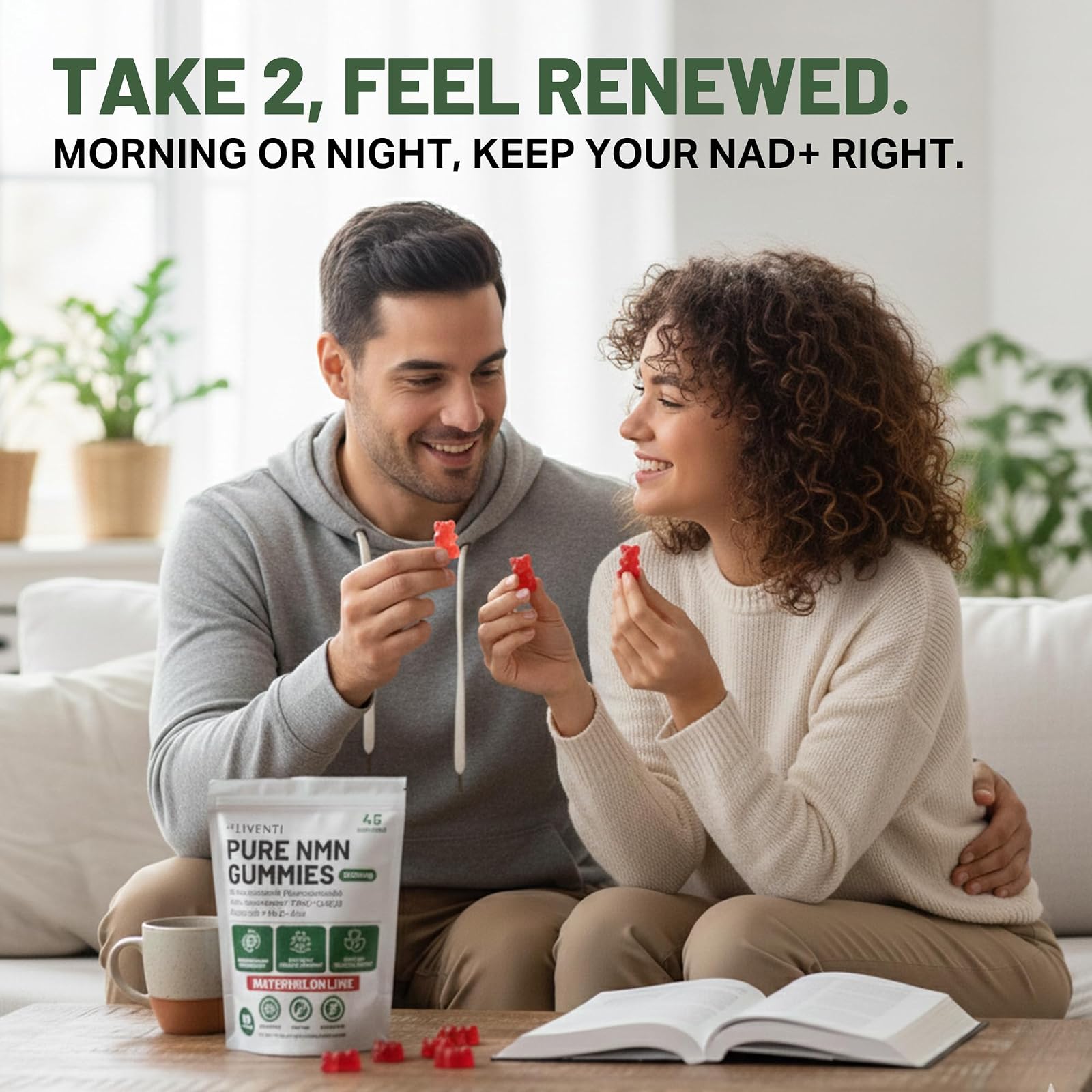 Delicious NMN gummies for immune support