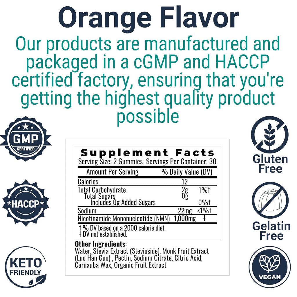 Delicious NMN gummies for vitality