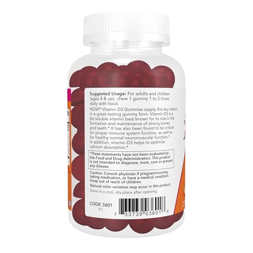 Delicious Now Vitamin D3 gummy vitamins