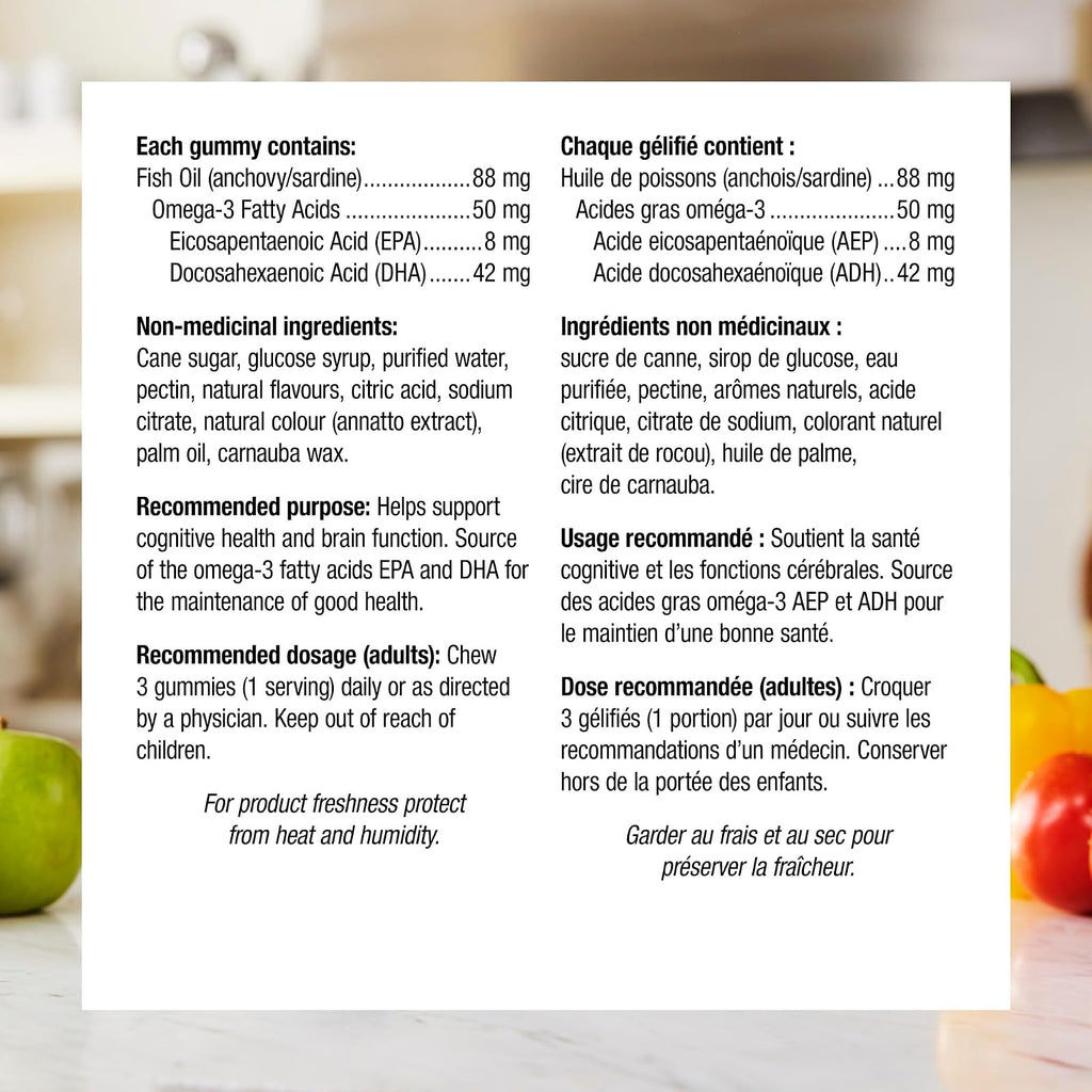 Delicious Omega-3 fish oil supplements