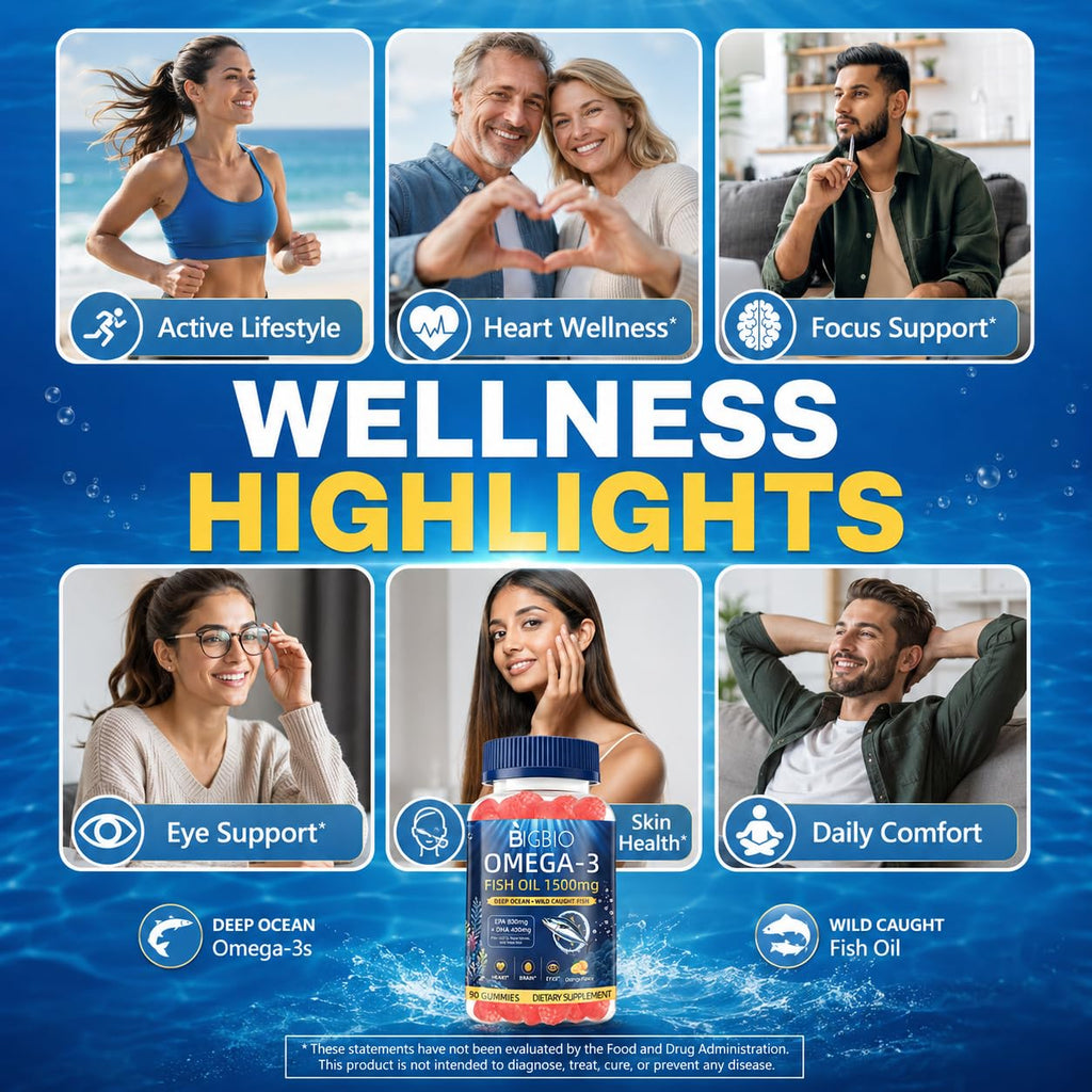 delicious omega-3 gummies for daily wellness