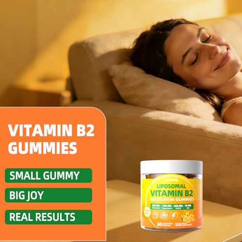 delicious orange b2 vitamin gummies